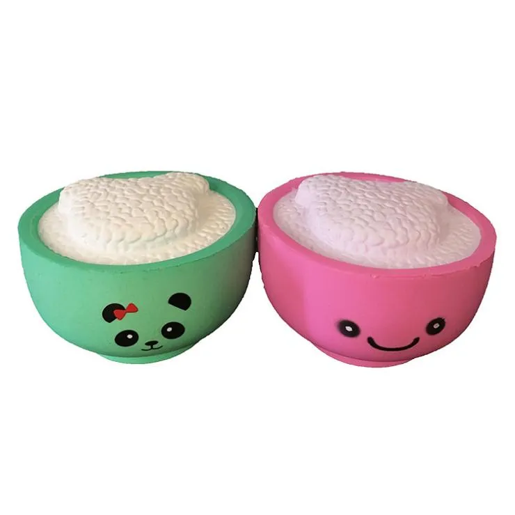 Squishy Rice Squishies Slow Rising Soft Squeeze Cute Cell Phone Strap ...