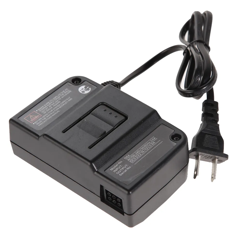 Nintendo 64-N64 ac to battery adapter - AC100-245V, 50/60Hz, 0.5A Power ...