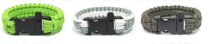 Paracord Seven Core Umbrella Rope Weaving Survival Whistle For Escape ...