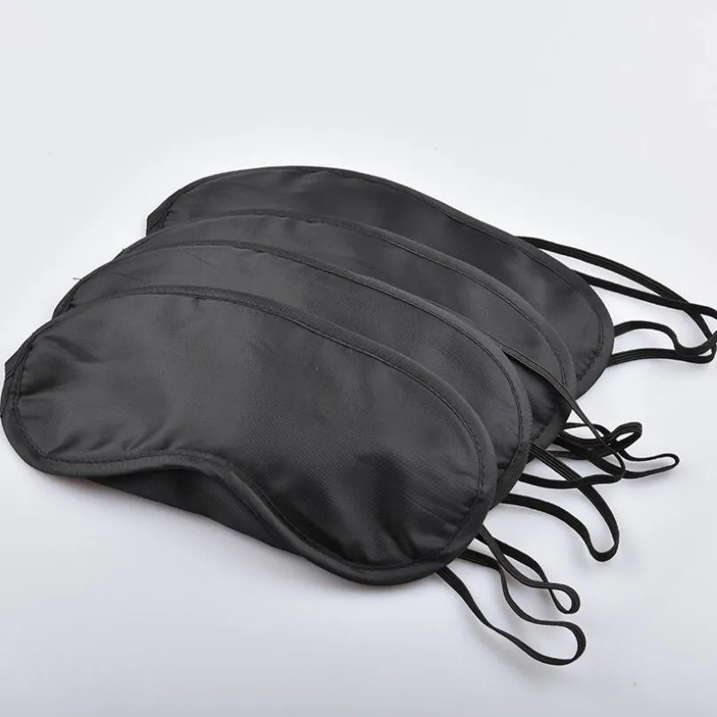 DHgate.com:Black Sleep Mask | 4-Layer Polyester Sponge Shade Nap Cover ...