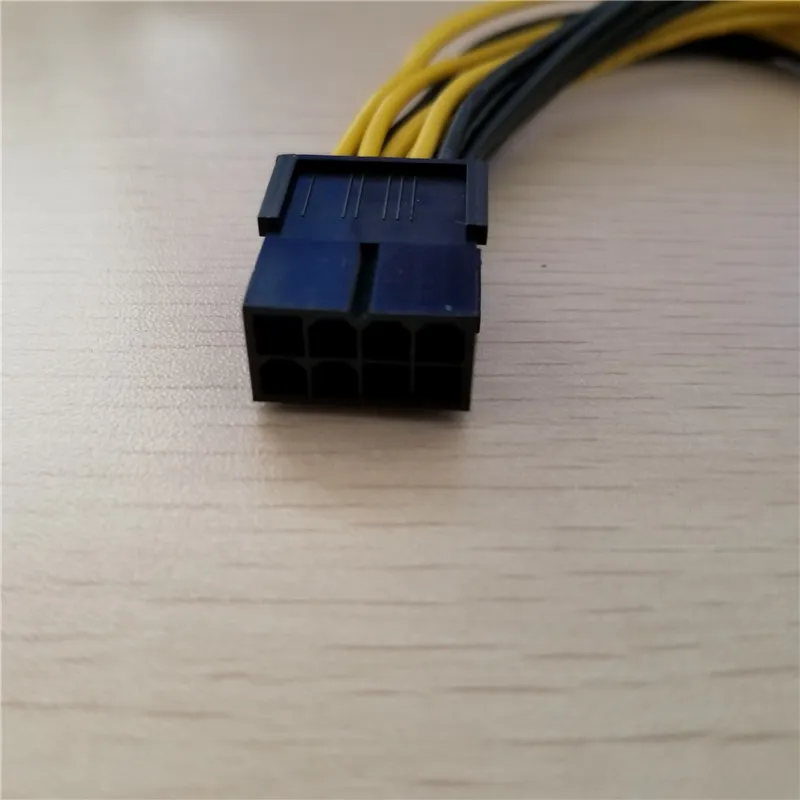 PC Desktop Computer PCI E Express 8Pin 1 Female To 2 Male 6+2Pin F/M Y ...