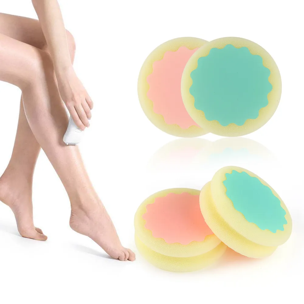Painless Hair Removal Pads For Legs, Arms, Face Exfoliating Sponge For ...