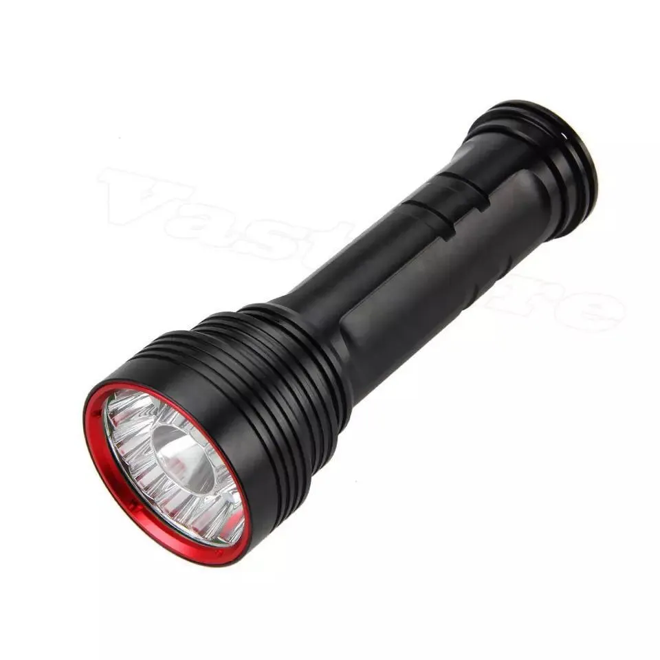 25000 Lumens Super Bright Led Flashlight, Waterproof 14x XM L T6 With ...