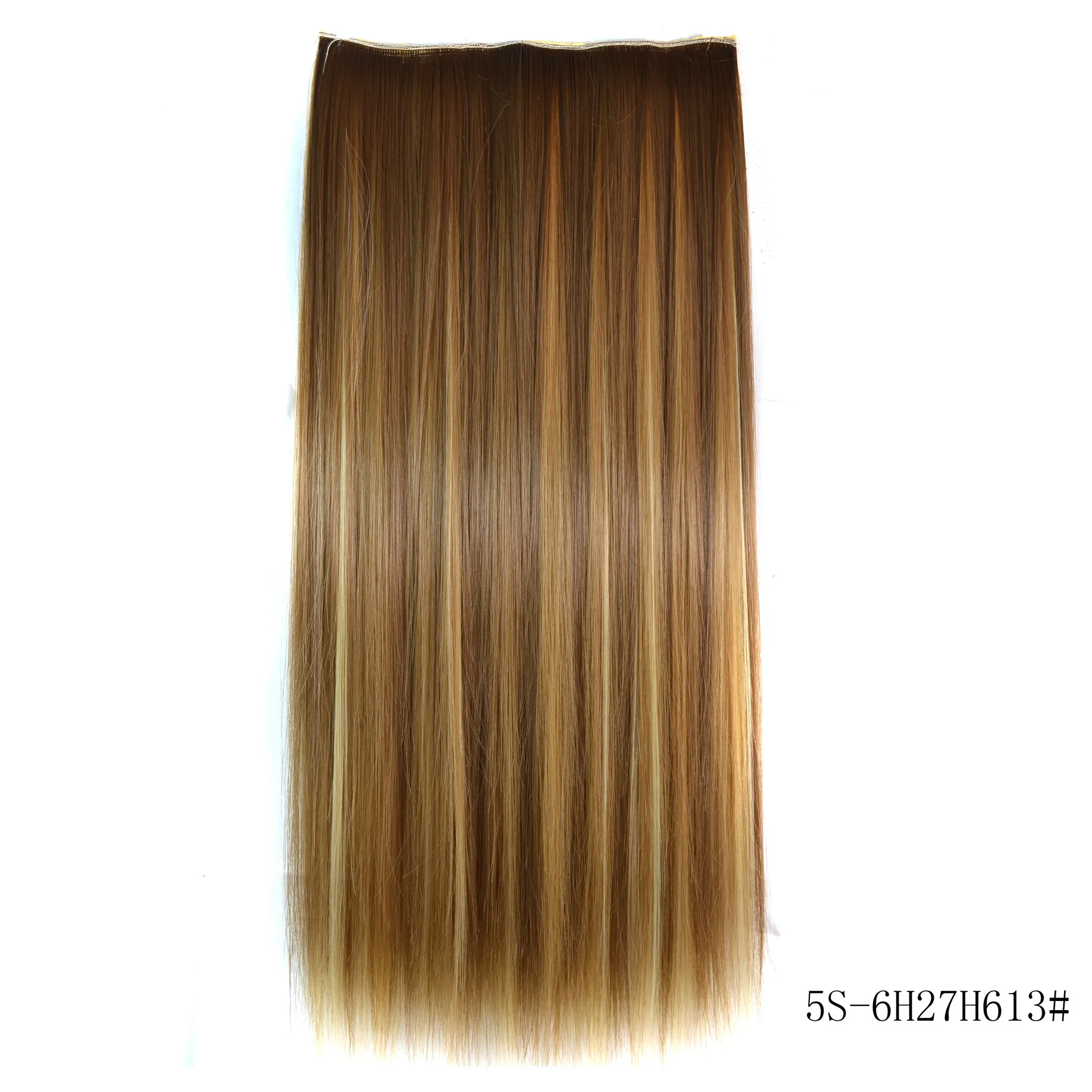 DHgate.com:24 Inch Multi-Colored 5 Clip in Hair Pieces Straight Smoothy ...