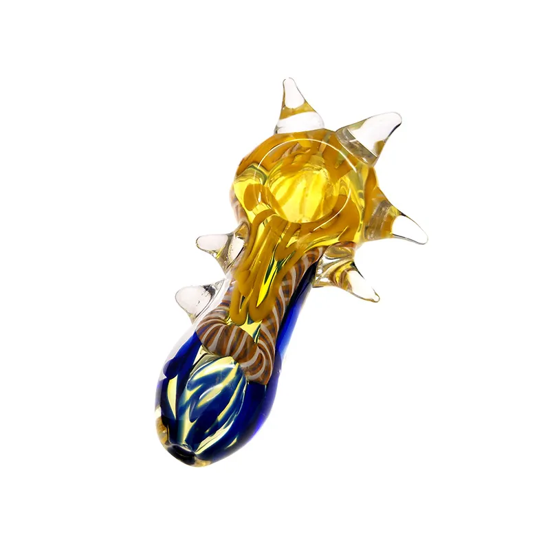 Conch Spoon Pipe Fumed Hand Pipe Tube Smoking Pipes 4.3 Inch Glass ...