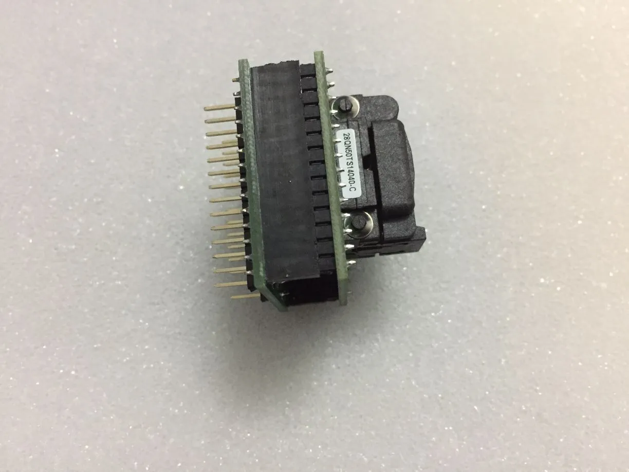 QFN28 DIP Adapter Socket Test Socket For 28 Pin QFN Packages With 0.5mm ...