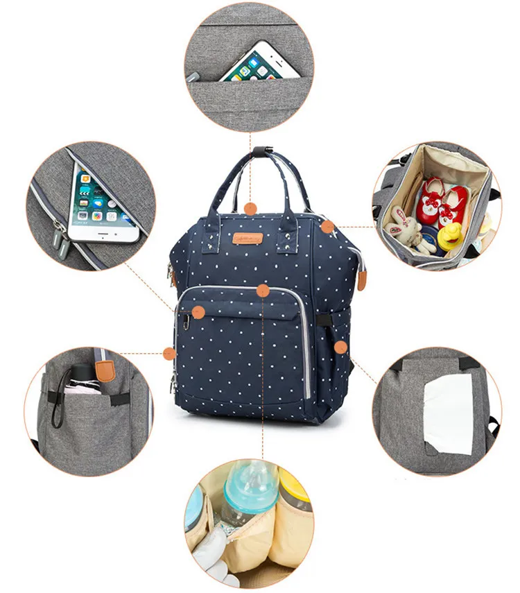 Mommy Bags Nappy Backpacks Multi Functional Mother Backpack Diaper Bags ...