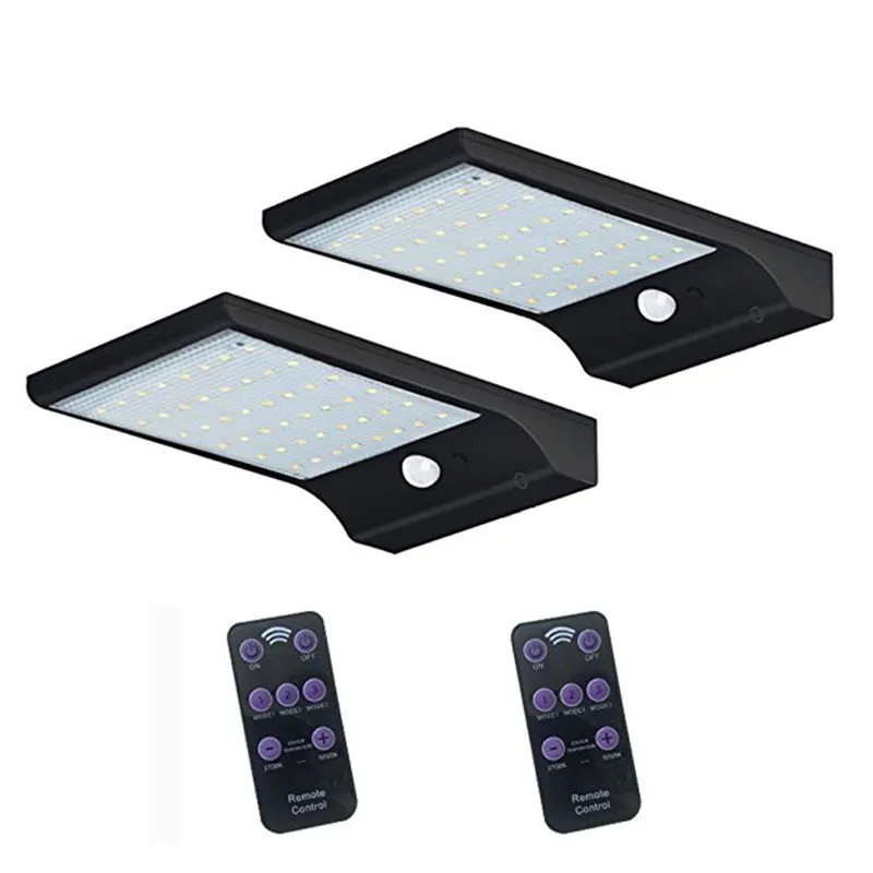 Remote Control Solar Flood Light: 7-Color Adjustable, Waterproof 48 LED ...