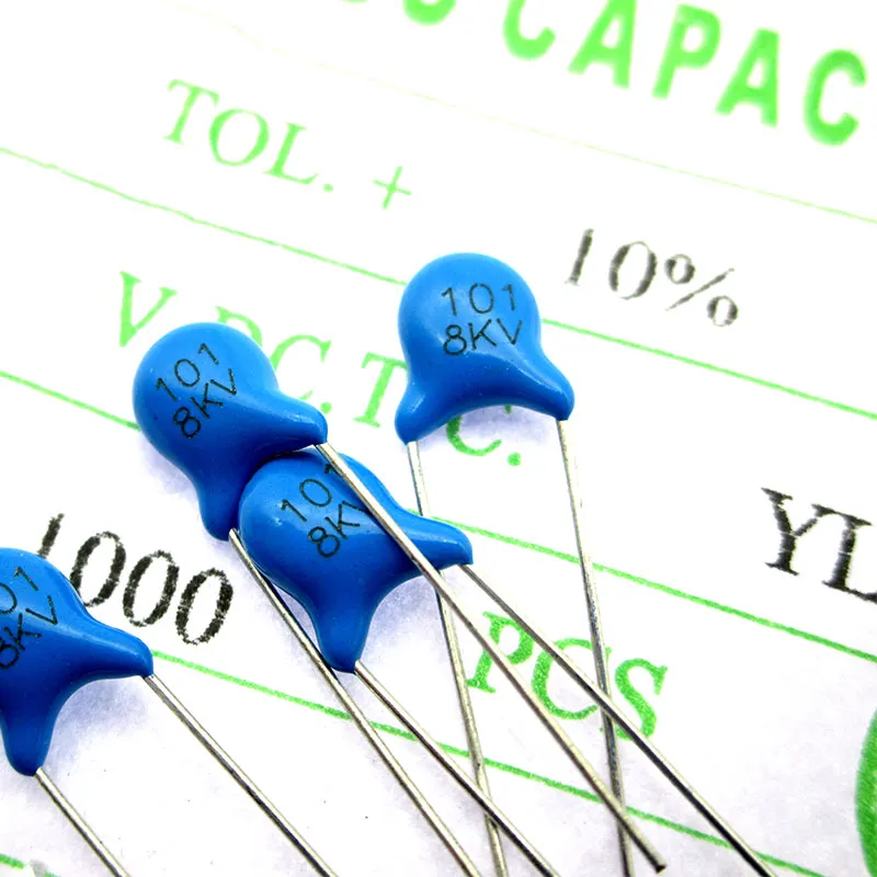 Wholesale High Voltage Ceramic Capacitors 8KV101 8000V 100pf Pitch 5 ...