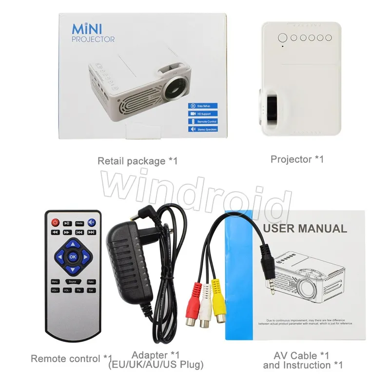 Mini Portable Projector: Compact LCD LED Multimedia... From Windroid ...