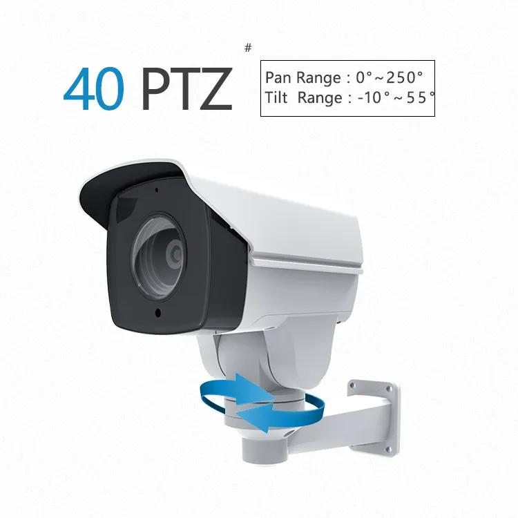1080P HD Outdoor PTZ IP Camera - 2MP, 10X Optical Zoom, IR 80m, Pan ...