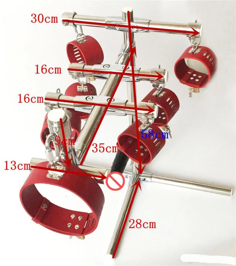 Female DBSM Bondage Torture Device Stainless Steel Restraints Frame ...