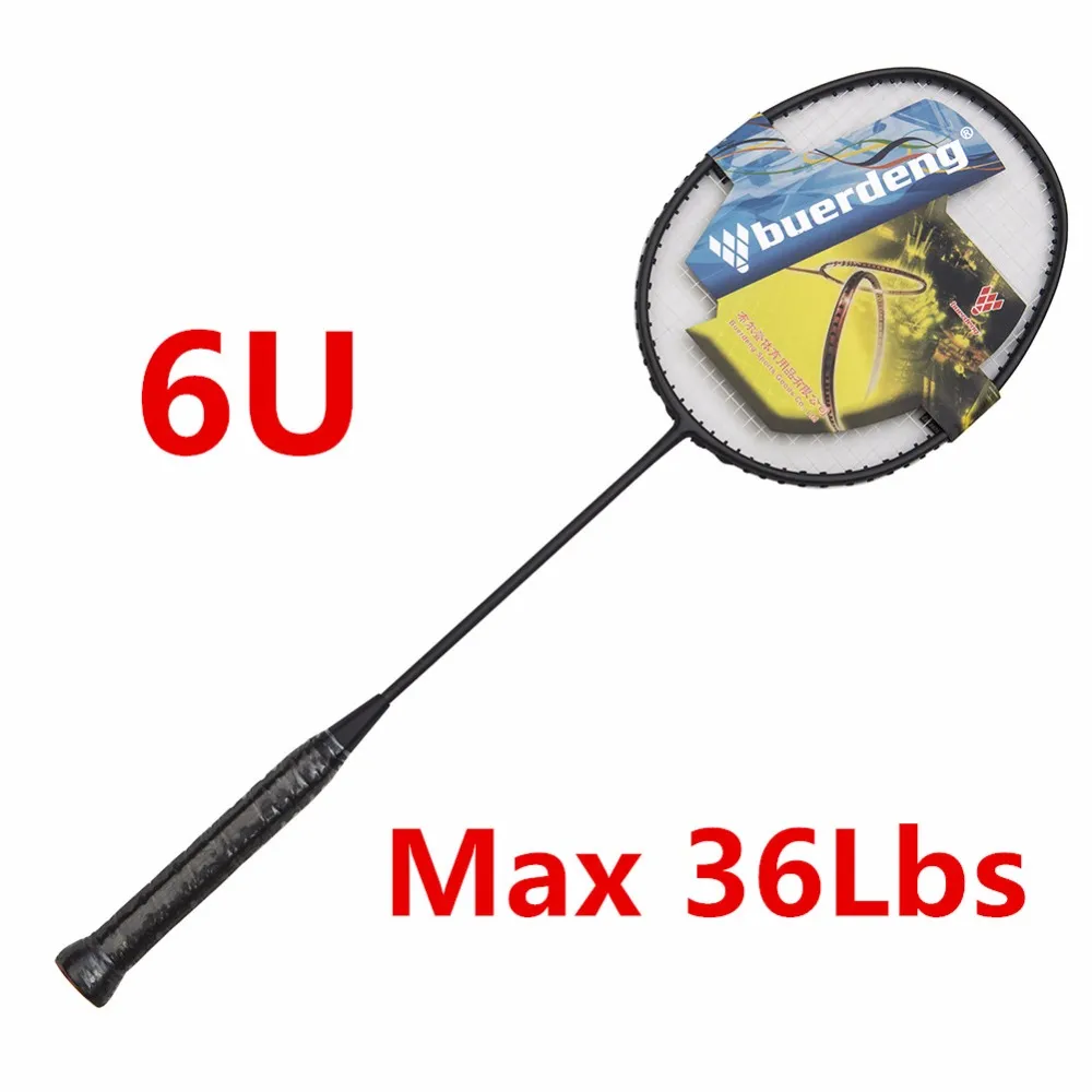 Premium Badminton Racket: Stiff, Offensive Power, Lightweight 6U. Shop ...