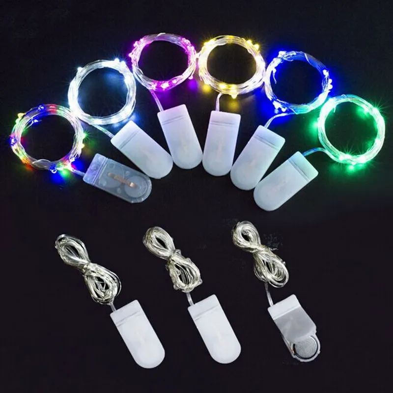 Umlight1688 2M 20LEDs LED String CR2032 Battery Operated LED Lights ...