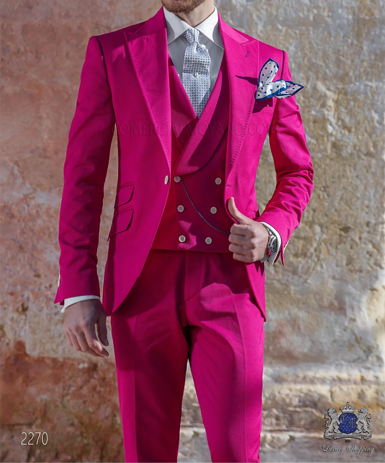 Wedding Tuxedos For Men, Hot Pink Formal Suit,... From Integrity886 ...
