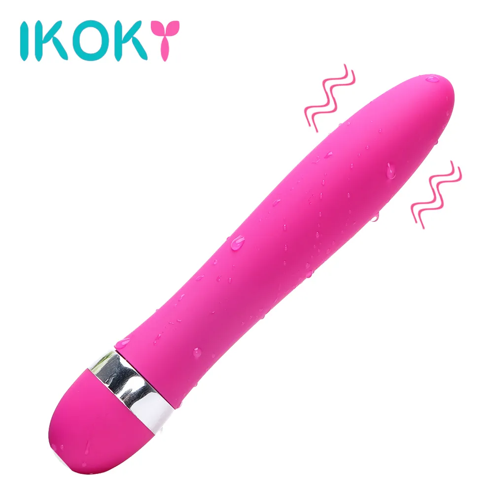 IKOKY Waterfof Clitoris Stimulator Geschwindigkeit Einstellbarer Magischer Zauberstab Vibrator ...