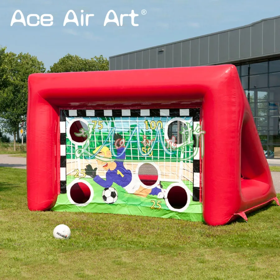 Inflatable Bubble Soccer Target Game: Airblown Football Toss For Kids ...