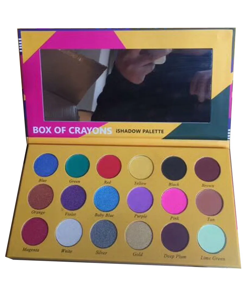 Box Of Crayons Eyeshadow Palette New Makeup Blue Yellow Color Palette ...