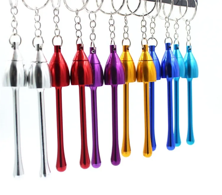 Metal Smoke Pipes Mushroom Keychain Set Mini Aluminum Smoking ...