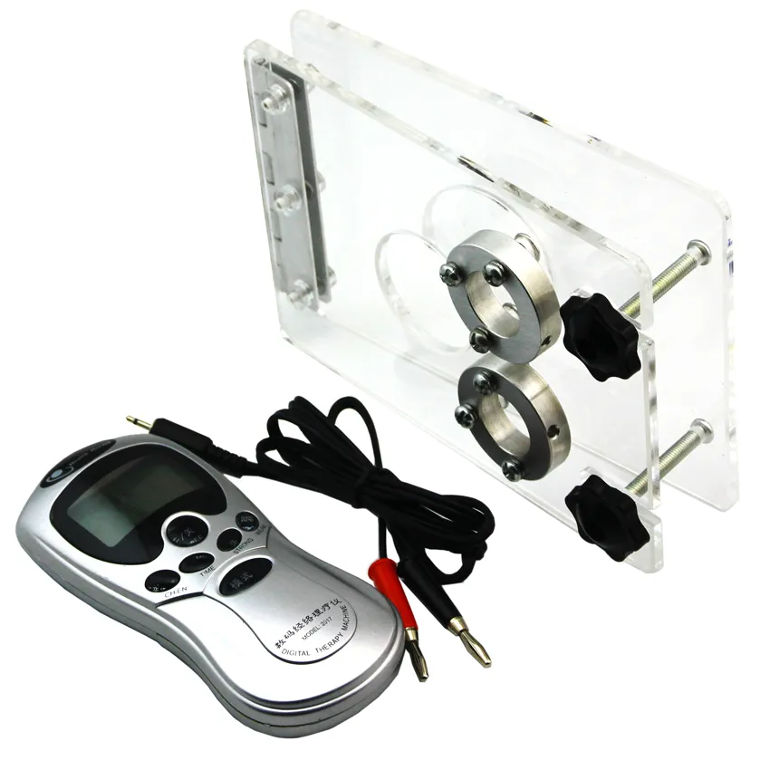 Electric Shock Balls Crusher With Power Box Electric Shock CBT Cock ...