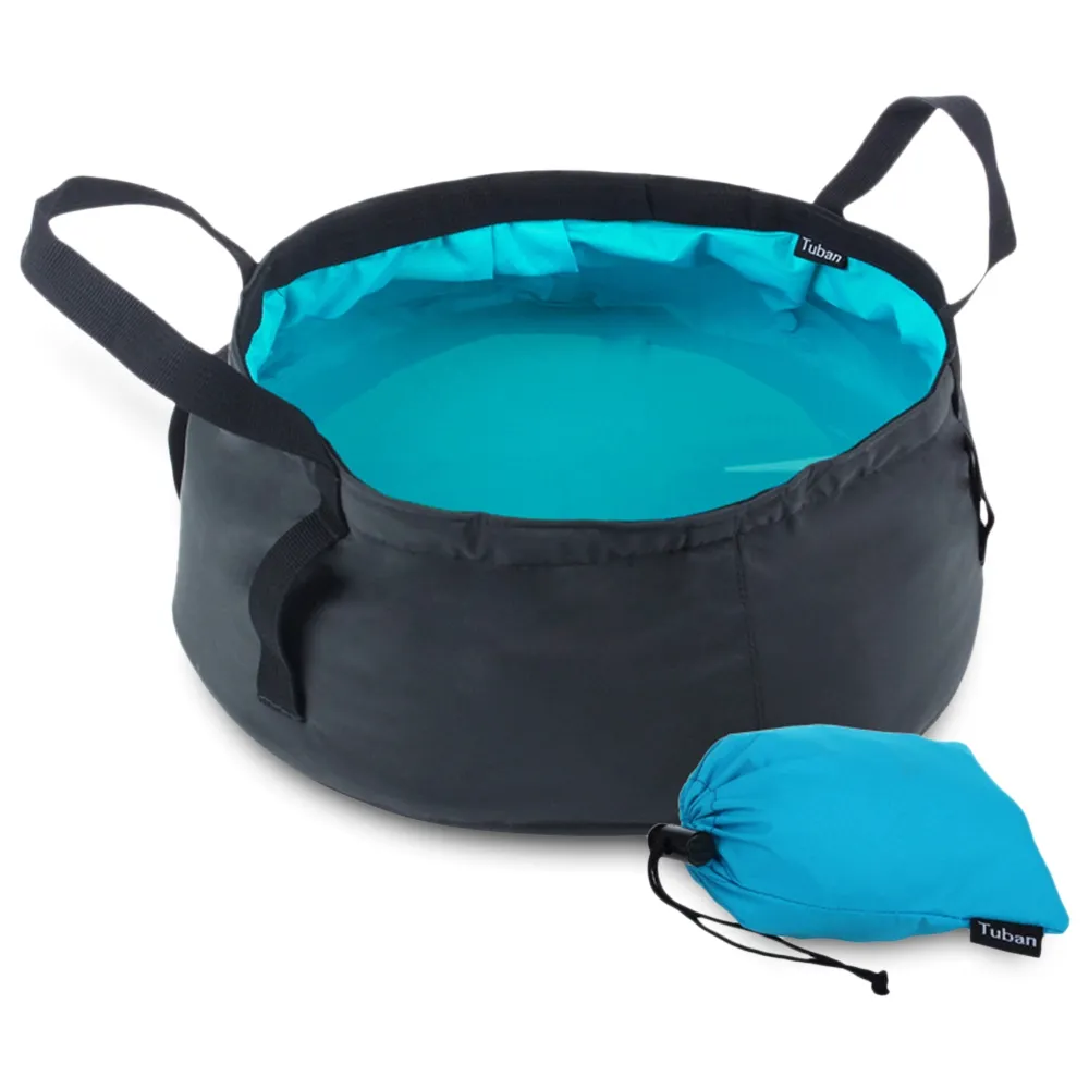 Portable Folding Basin for Camping & Travel - Durable Collapsible Water ...