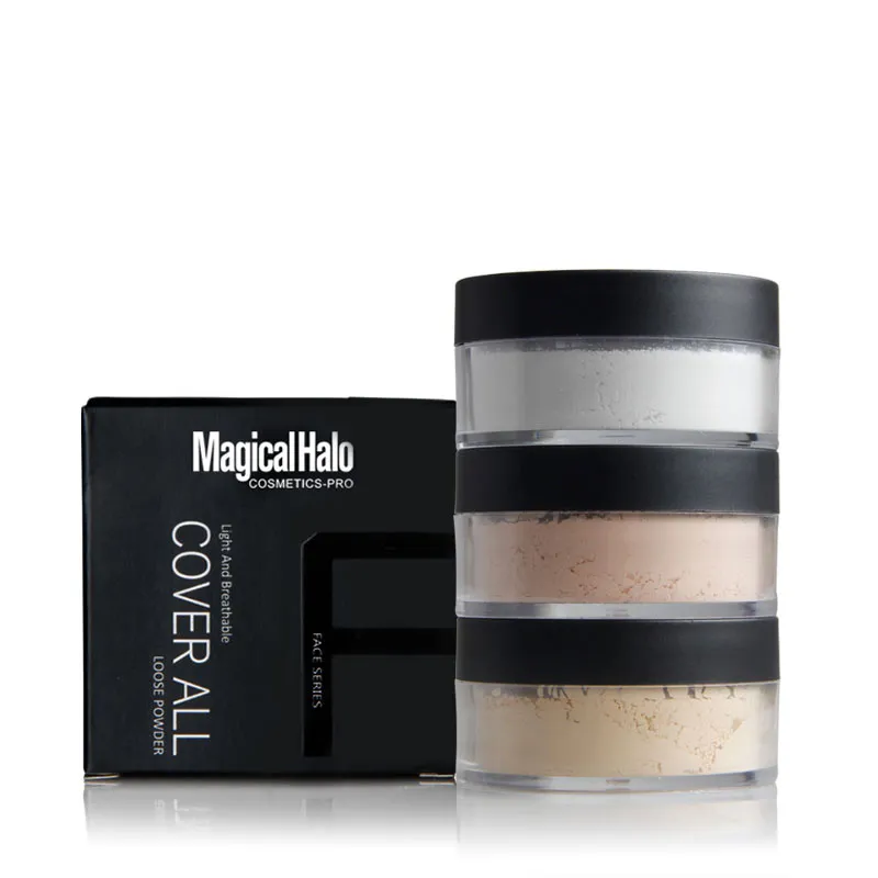Waterproof Translucent Loose Powder 3 Shades, Smooth Finishing Makeup ...