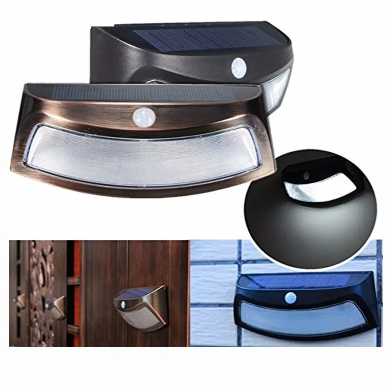 Wireless Solar LED Wall Light With PIR Solar Sensor Wall Light And Auto ...