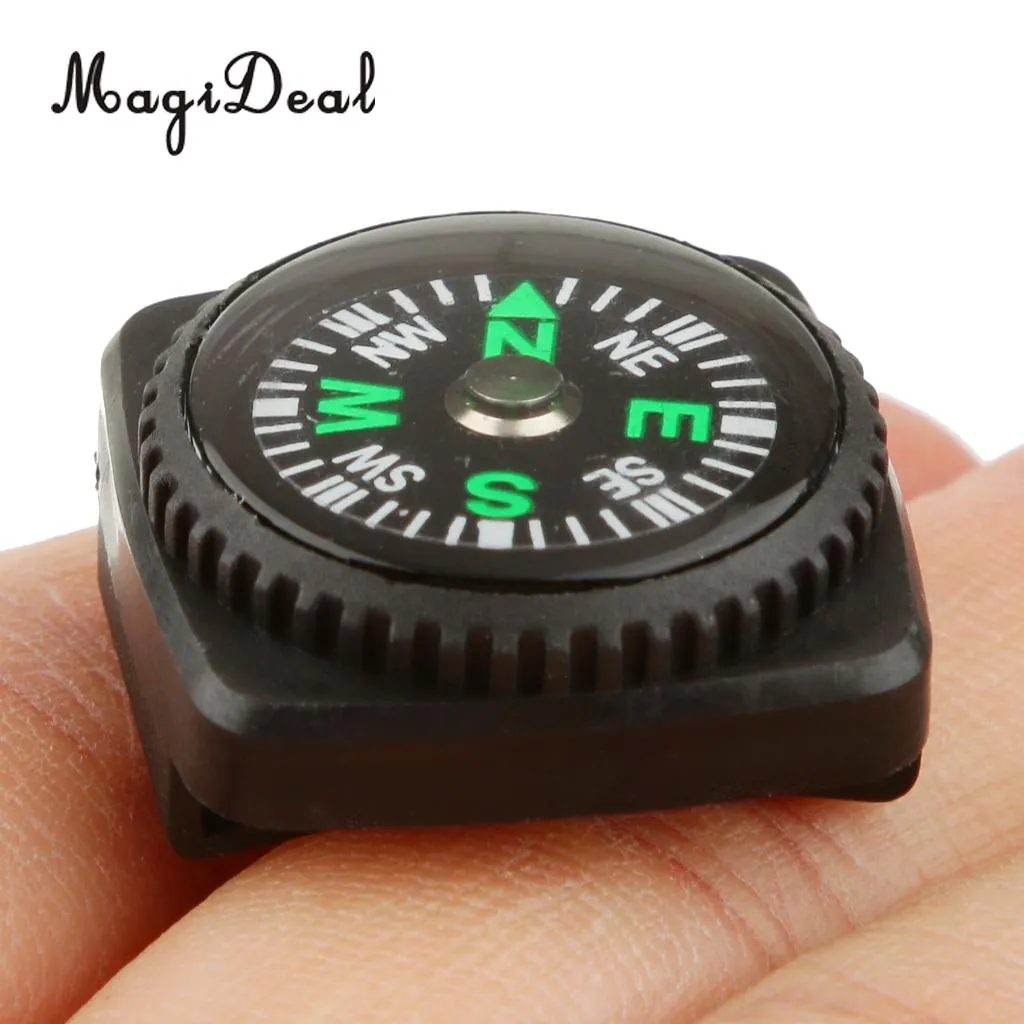 MagiDeal Waterproof Compass With Holster Watch Band Paracord Bracelet ...