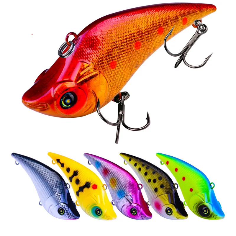 Bionic Minnow Fish ABS Plastic VIB Crankbaits 19g, 9cm Wobbler For ...