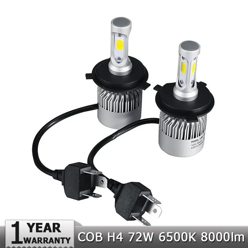 Premium LED Car Headlight Bulb - H4 Hi/Lo Beam, 72W 8000LM, 6500K - Shop Now! from Dhgate Car ...