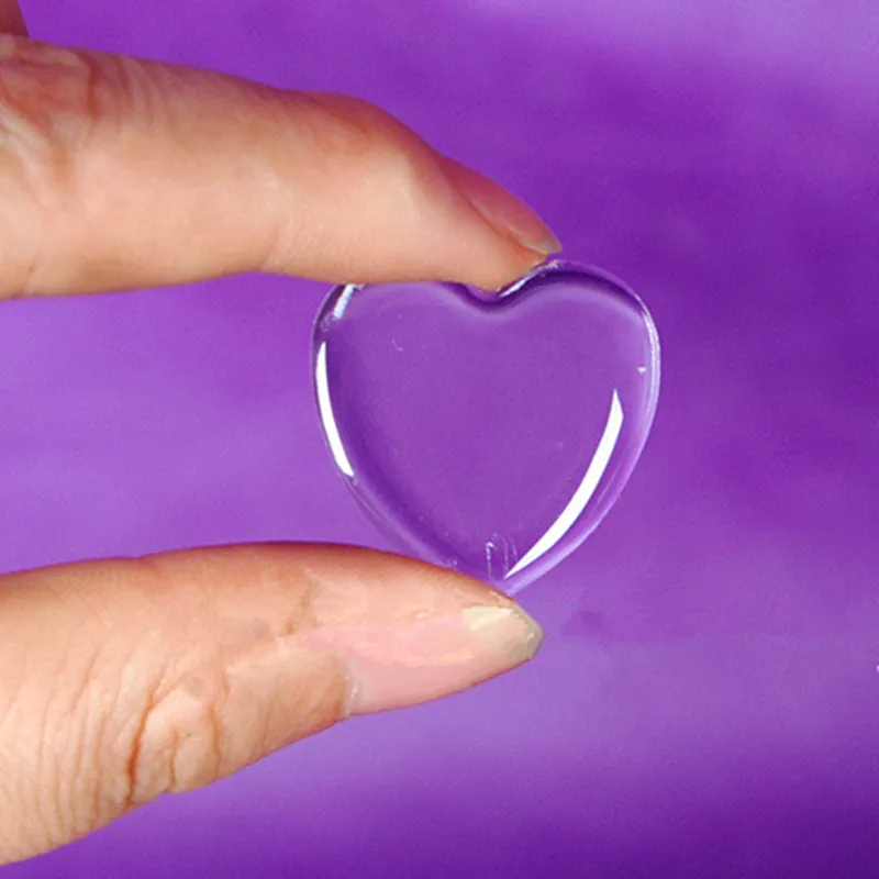 Clear Epoxy Stickers 1 Inch Heart Shaped Resin Dome Stickers For Crafts ...
