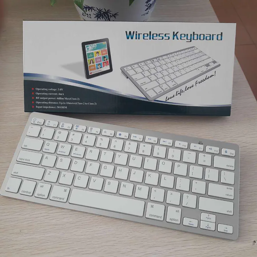 New Cellphone Keyboards Bluetooth V3.0 Mini 78 Keys Portable Ultr Thin ...