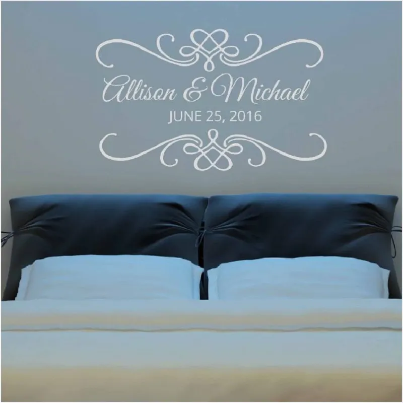 Calcomanías De Pared Con Nombre Personalizadas