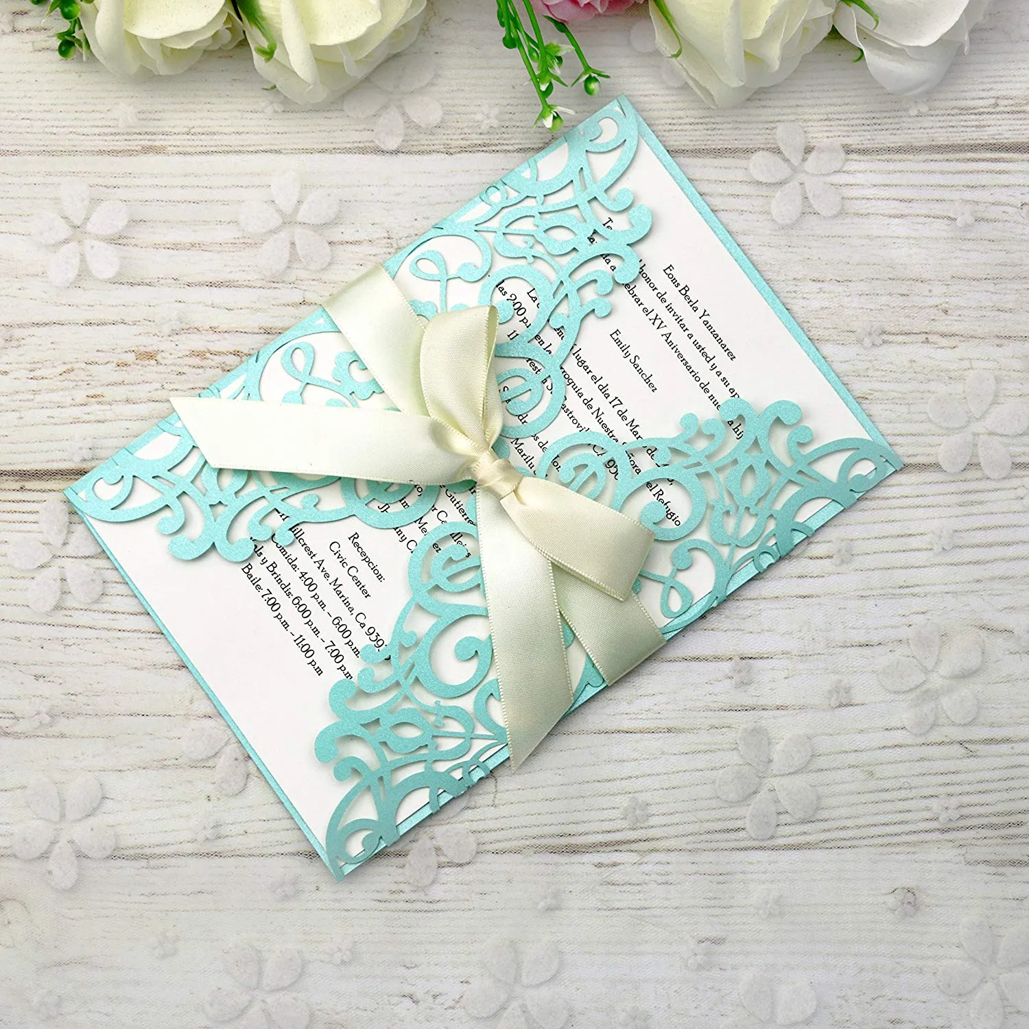 Tiffany blue wedding invitations 60 photos - Astyledwedding.com