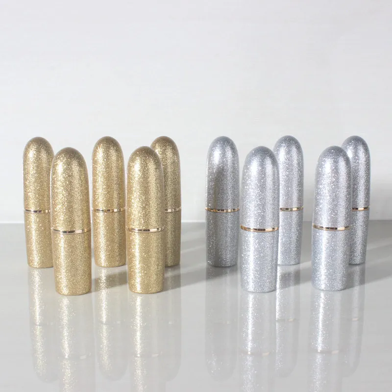 Bullet Shape Lip Balm Tubes Empty Lipstick Packaging Tubes 12.1mm Inner ...