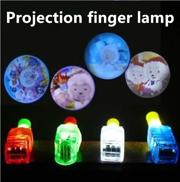 LED Finger Lights - Fun Projection Hand Ring, - Colorful Electronic ...