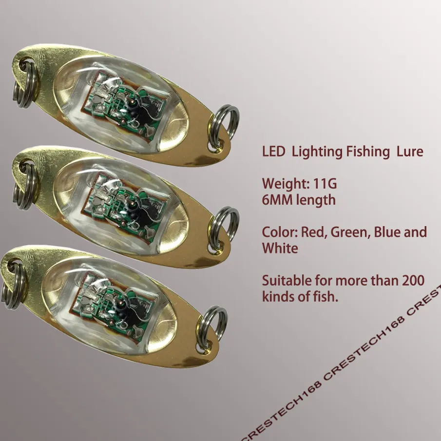 LED Fishing Lures Deep Drop Super Waterproof LED Underwater Night ...