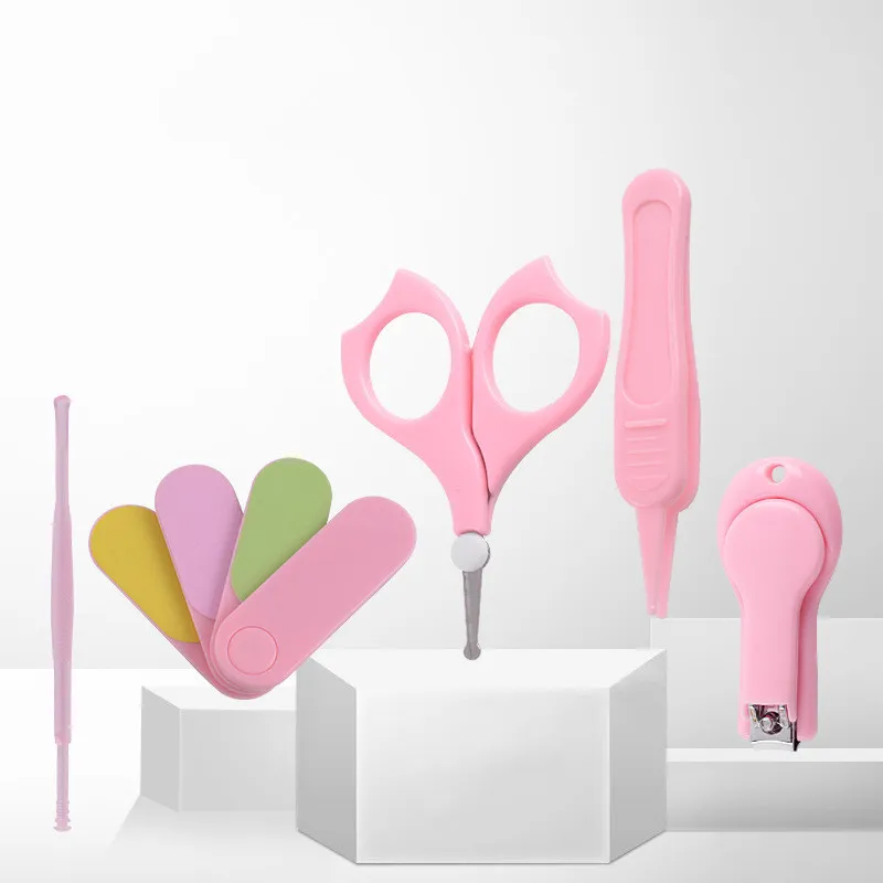 DHgate.com:5Pcs Baby Nail Care Kit with Soft Brush, Safe Clippers ...