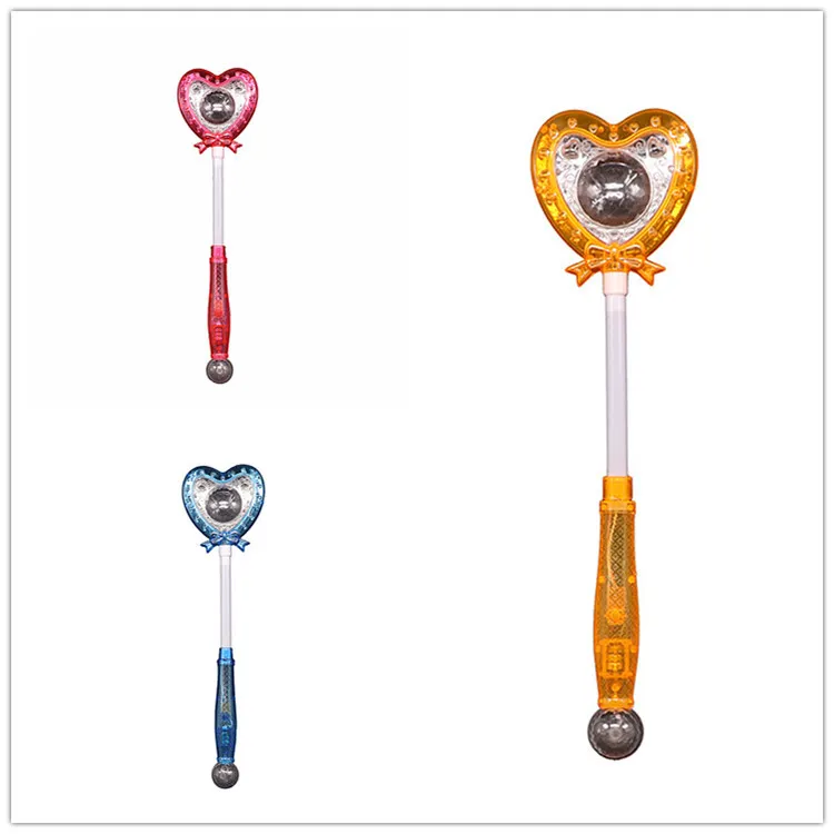 DHgate.com:LED Magic Wand Light Up Toys for Kids, Heart-Shaped Flashing ...