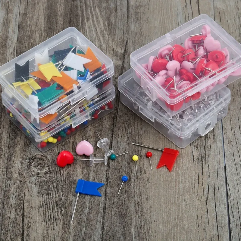 Wholesale 650 Count Set Of 4 Styrofoam Box: Versatile Push Pins For ...