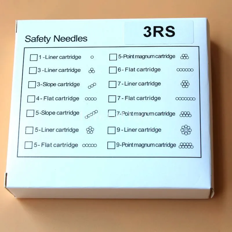 Cartridge 3RS Disposable Sterilized Tattoo Permanent Makeup Pen Machine ...