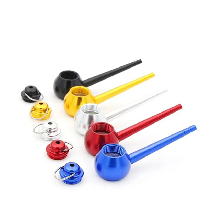 New Pipe Teapot Shape Colorful Gold Tube Aluminum Alloy High Quality ...