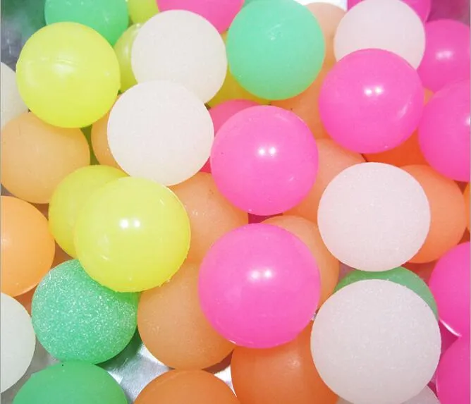 Glow-in-the-Dark Bouncing Balls - 27mm Solid Rubber, Floating, Luminous ...