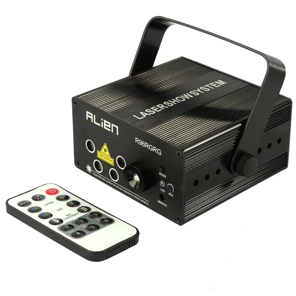Disco Party Lighting: Mini DJ Laser Stage Light With 96 Patterns RG Mix ...