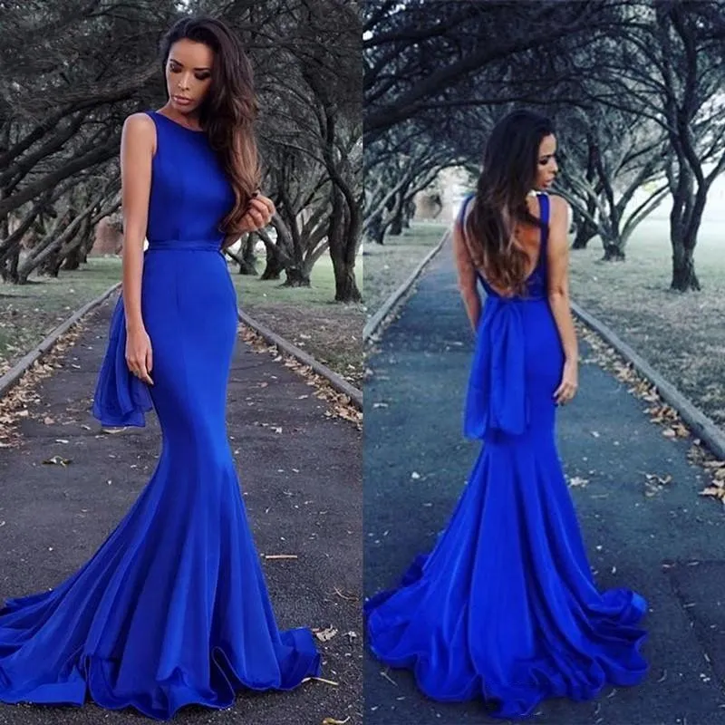 blue sweep train party dresses | Dresses Images 2025