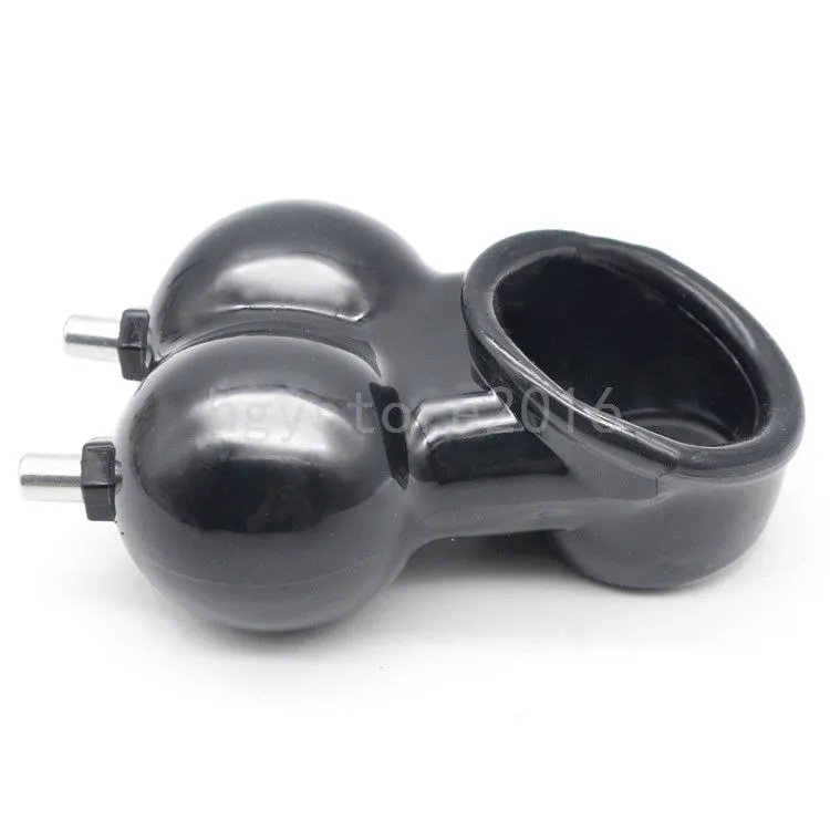 Male Chastity Device Electric Ball Stretcher Scrotum Pouch With Time ...