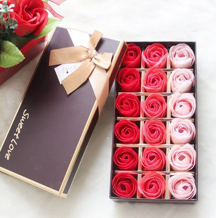 Rose Soaps Flower Packed Wedding Supplies Gifts Event Party Goods Favor ...
