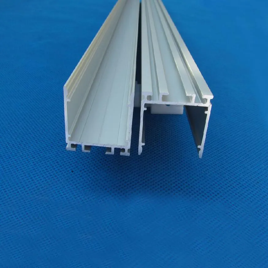 Square Polished LED Aluminum Extrusions For Recessed Led Strip Lighting ...