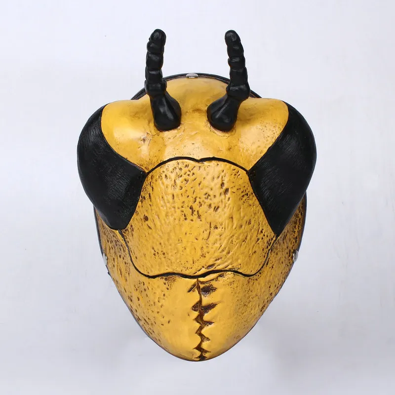 Yellow Resin Insect Mask Halloween Horror Face Animal Mask For 2024 ...