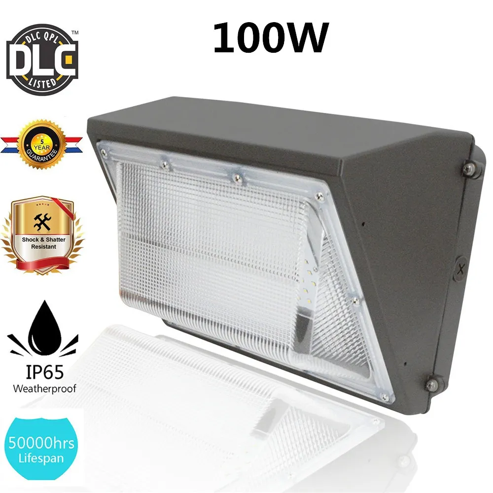 UL DLC Approve Outdoor LED Wall Pack Light 100W 120W Industrial ...